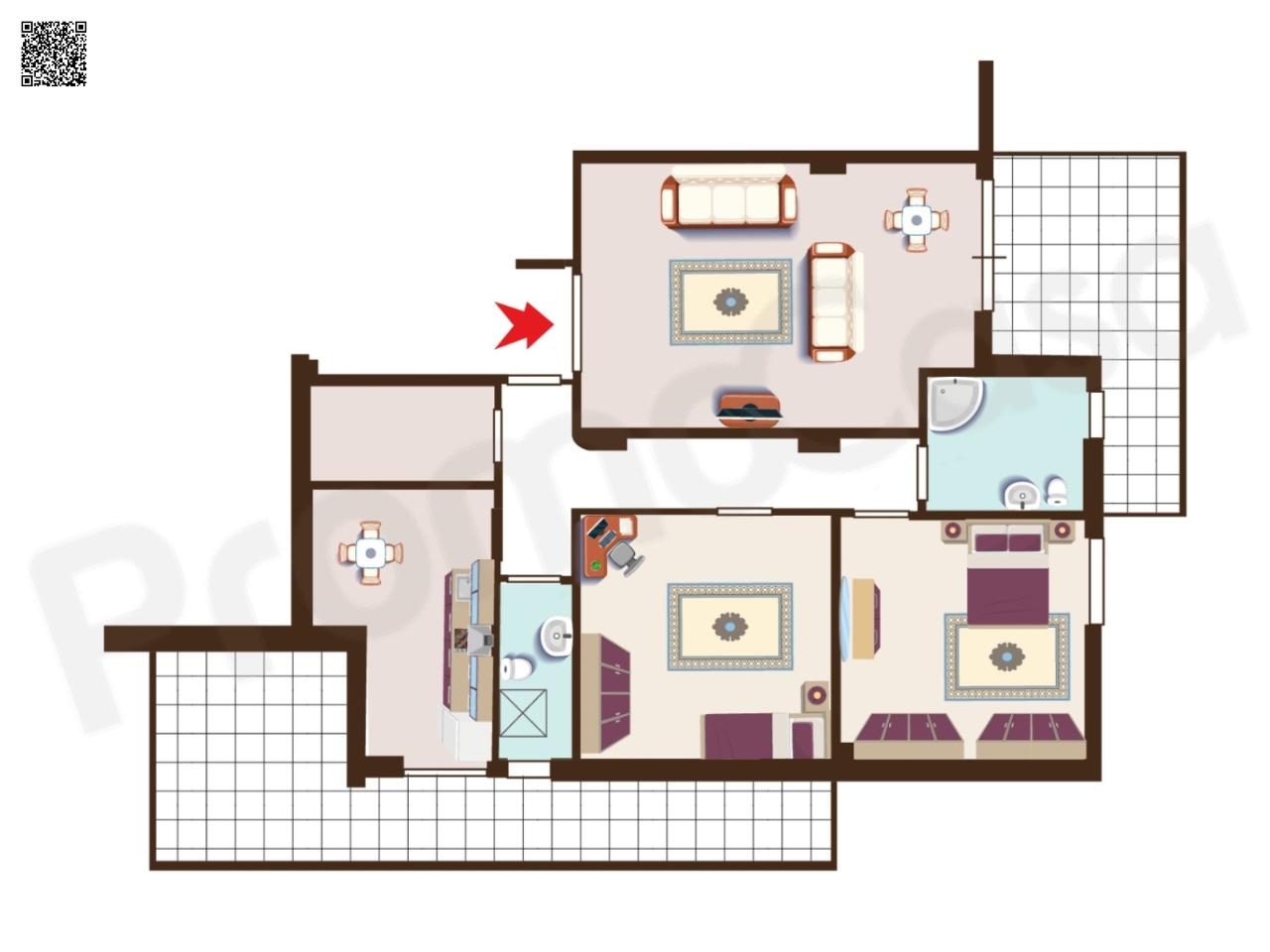 Appartamento in vendita a Sorrento