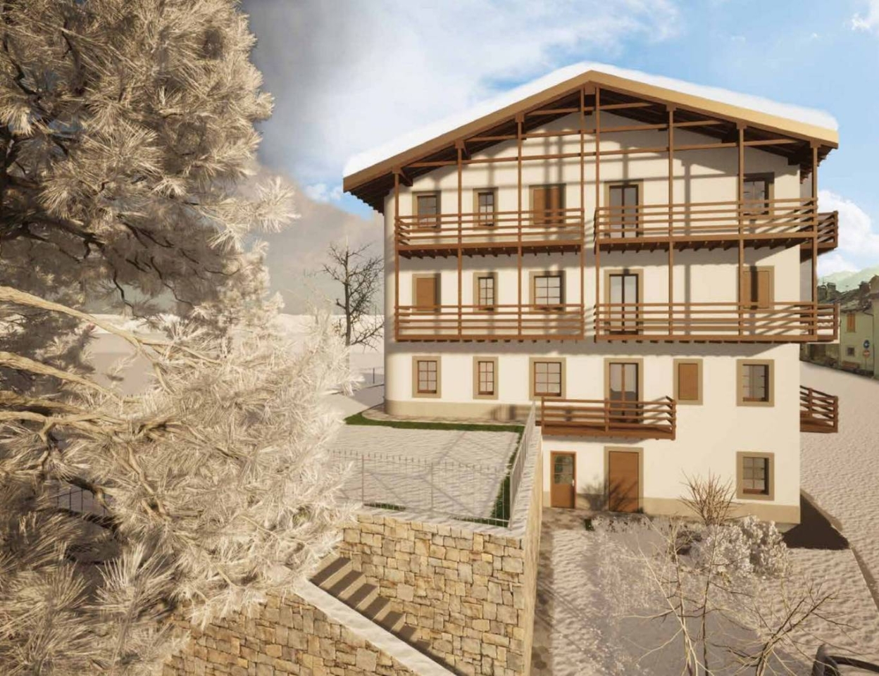 Bilocale in Via E. Chanoux, La Salle