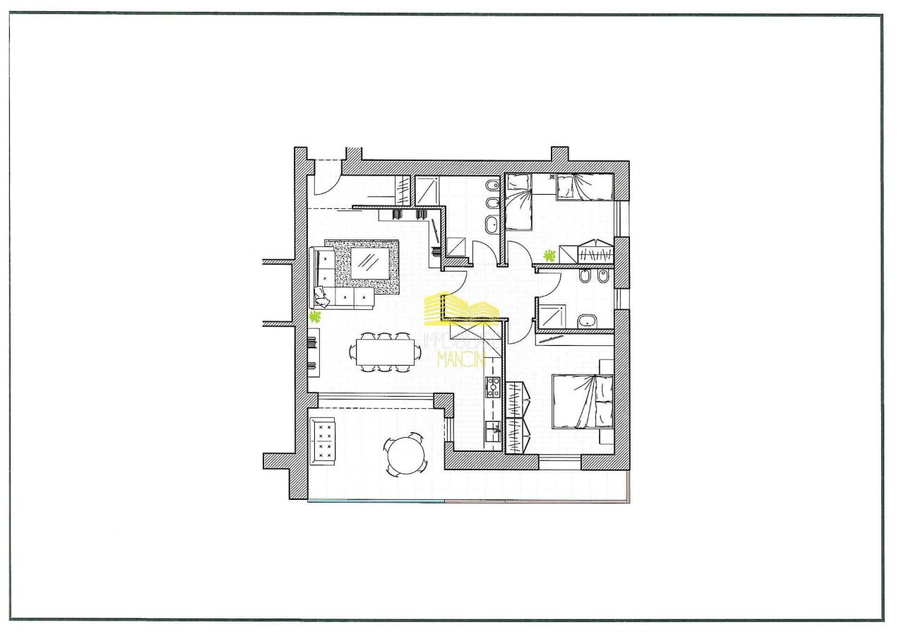 Appartamento in vendita a Trezzo Sull'Adda