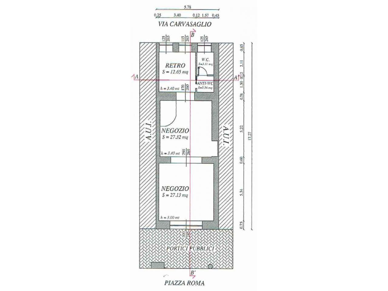 Negozio in vendita a Palazzolo Sull'Oglio