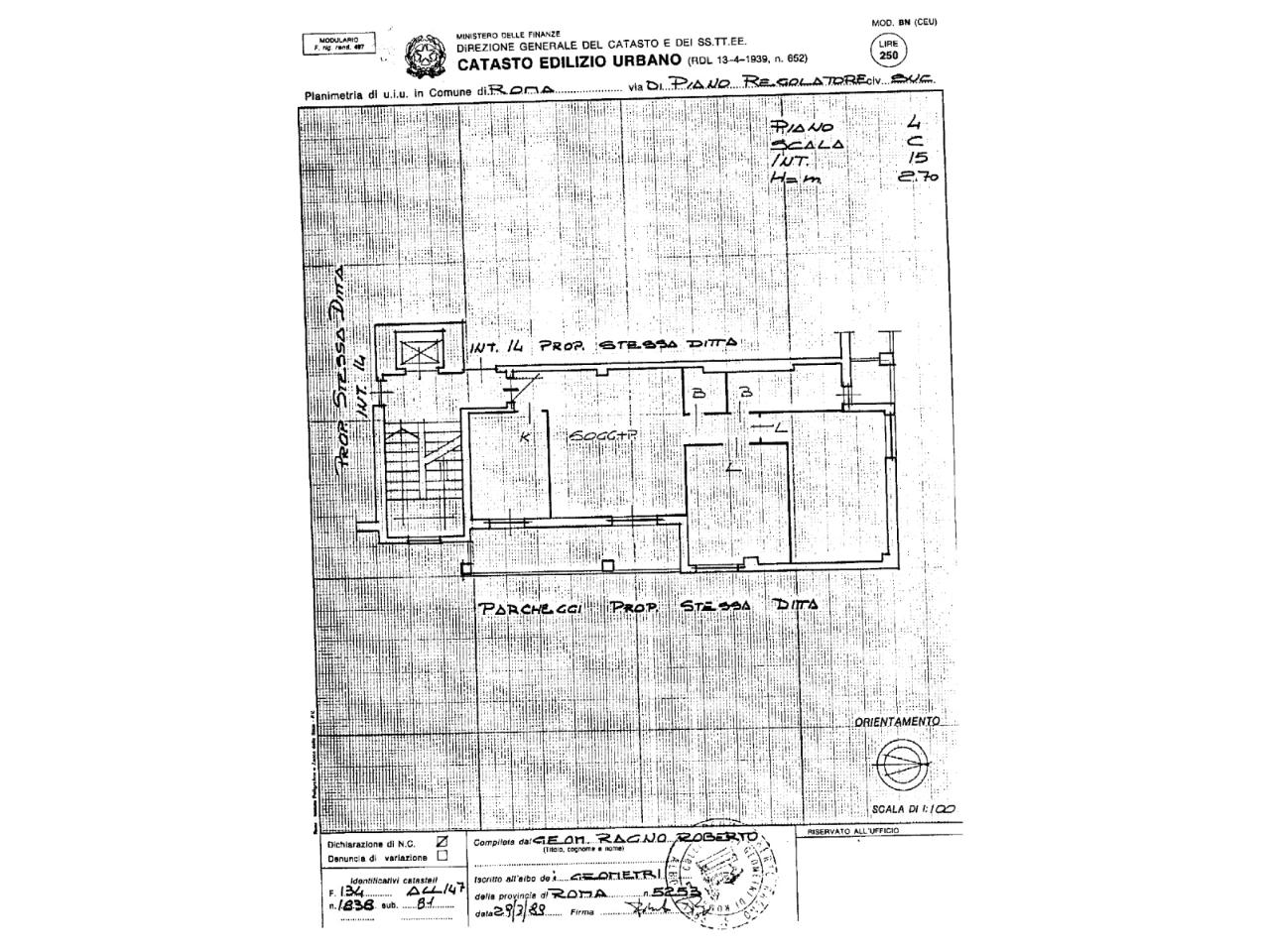 Appartamento in vendita a Roma