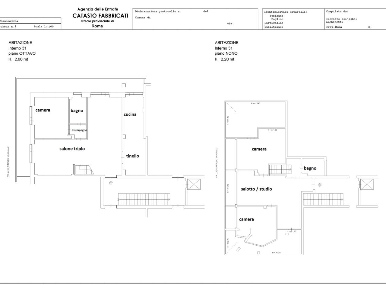 Appartamento in vendita a Roma