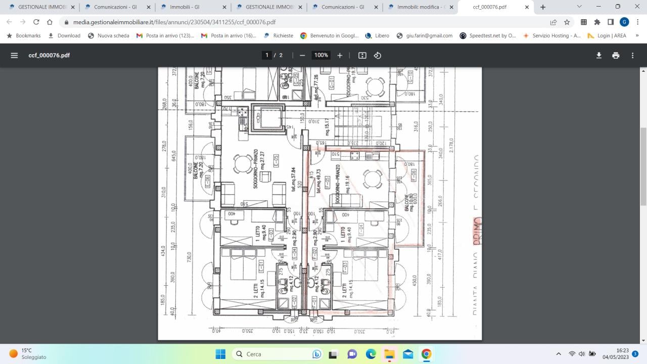 Appartamento in vendita a Forli'