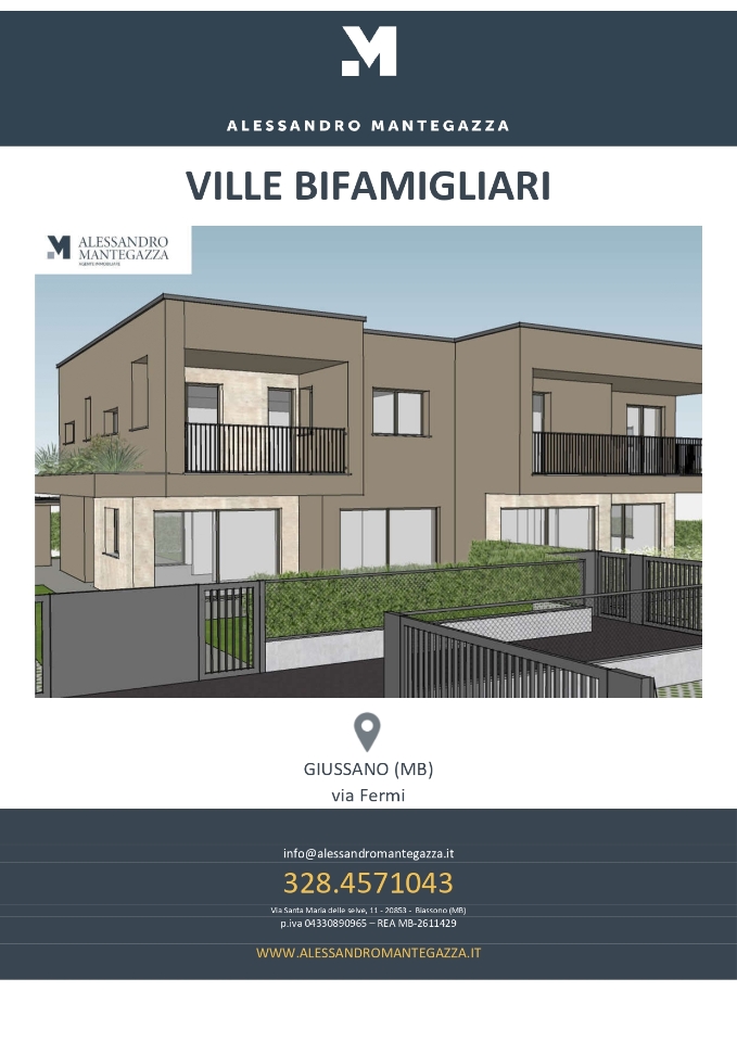 Villa bifamiliare in vendita a Giussano