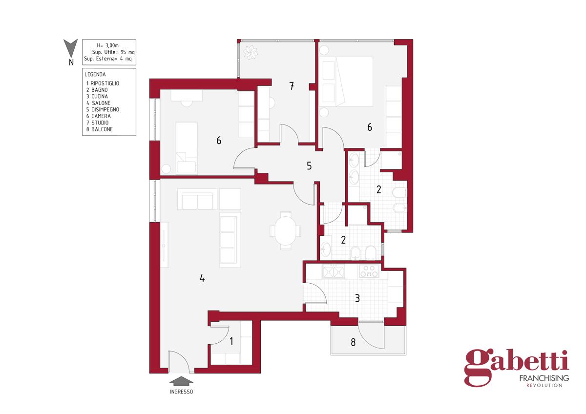 Appartamento in affitto a Napoli