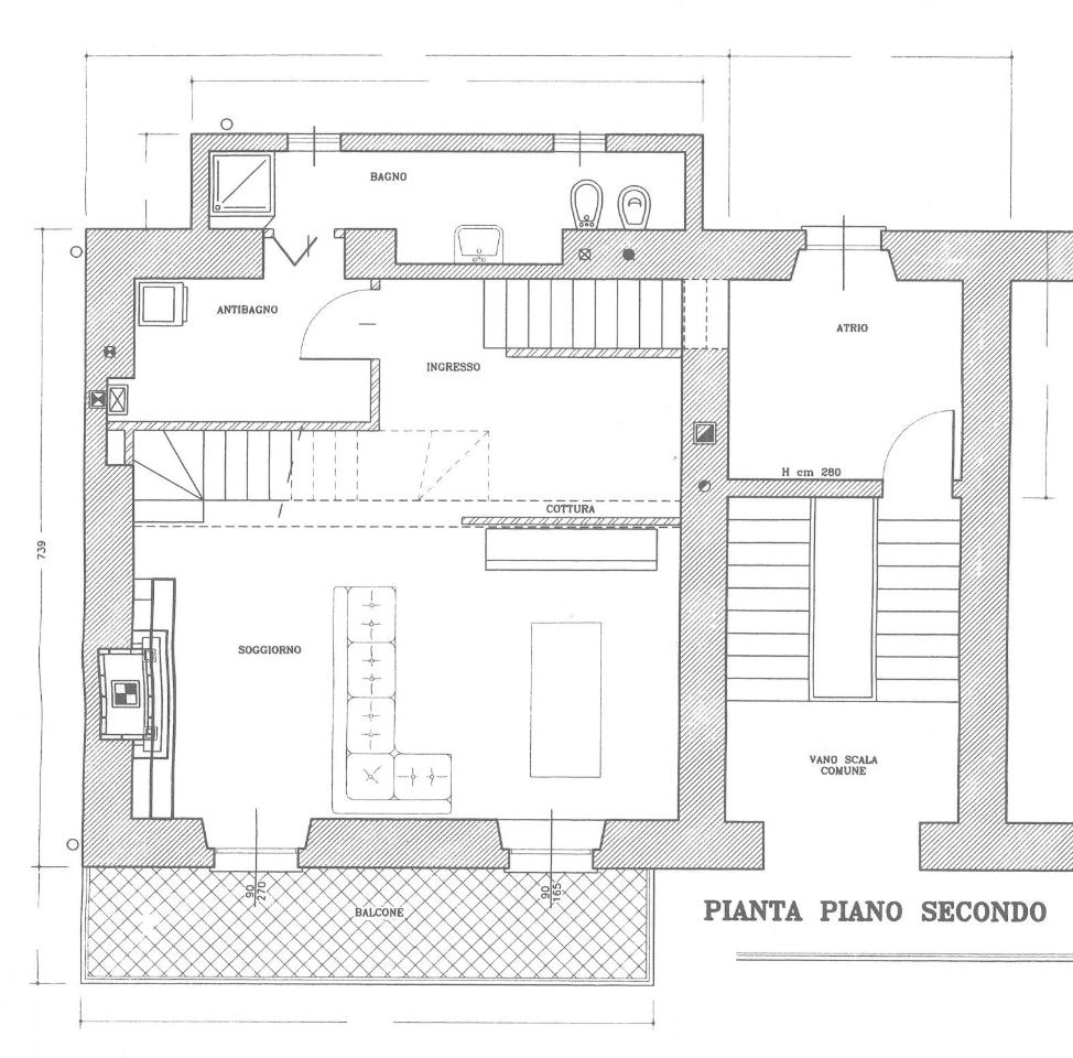 Appartamento in vendita a Vaprio D'Adda