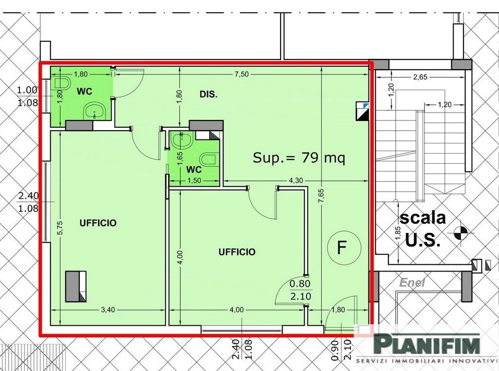 Ufficio in vendita/affitto a Bari