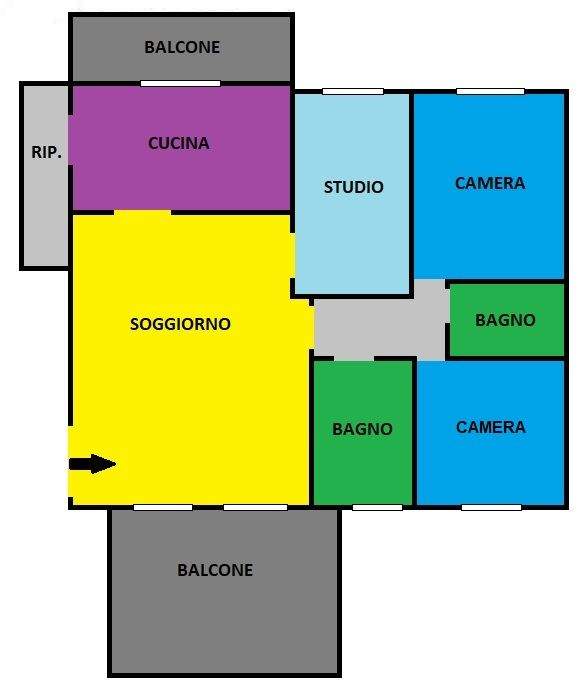 Appartamento in vendita a Landriano