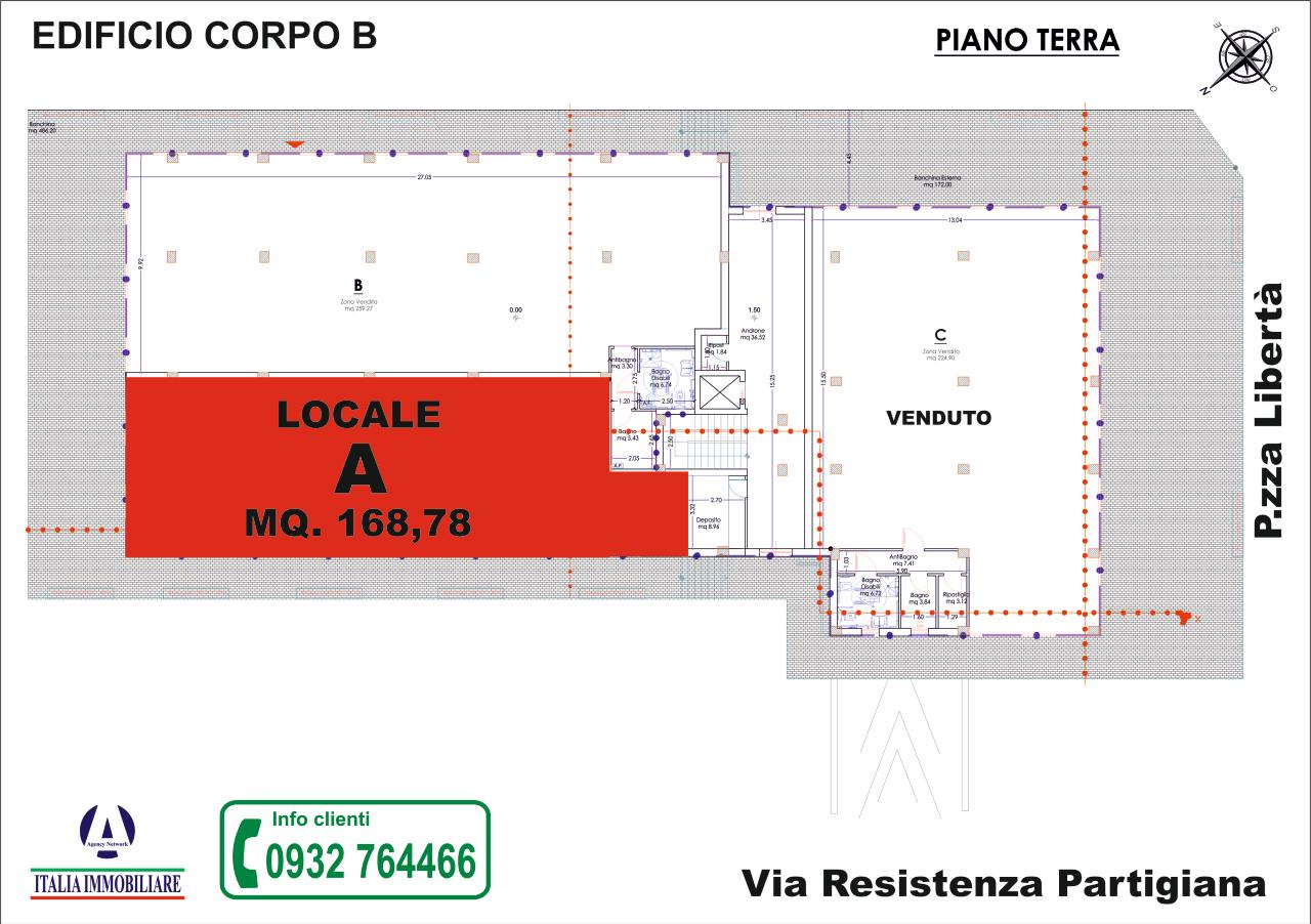 Palazzina commerciale in vendita a Modica