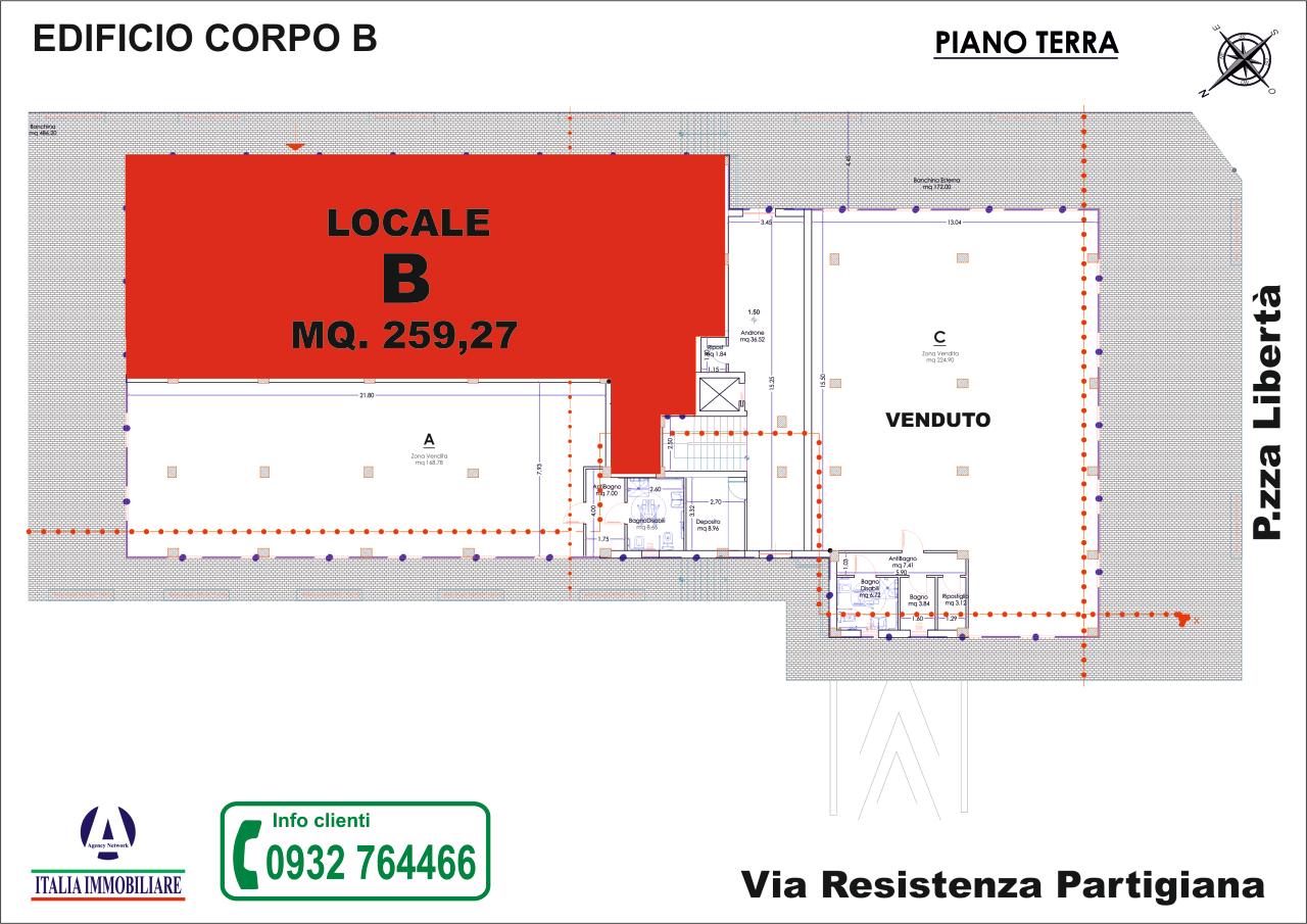 Palazzina commerciale in vendita a Modica