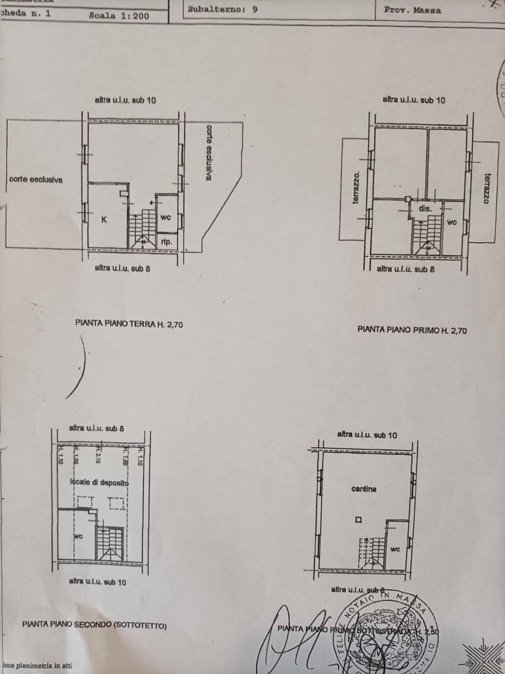 Villa a schiera in vendita a Massa