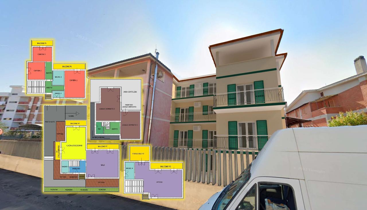 Villa bifamiliare in vendita a Civitavecchia