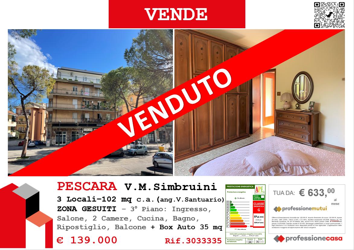 Appartamento in vendita a Pescara