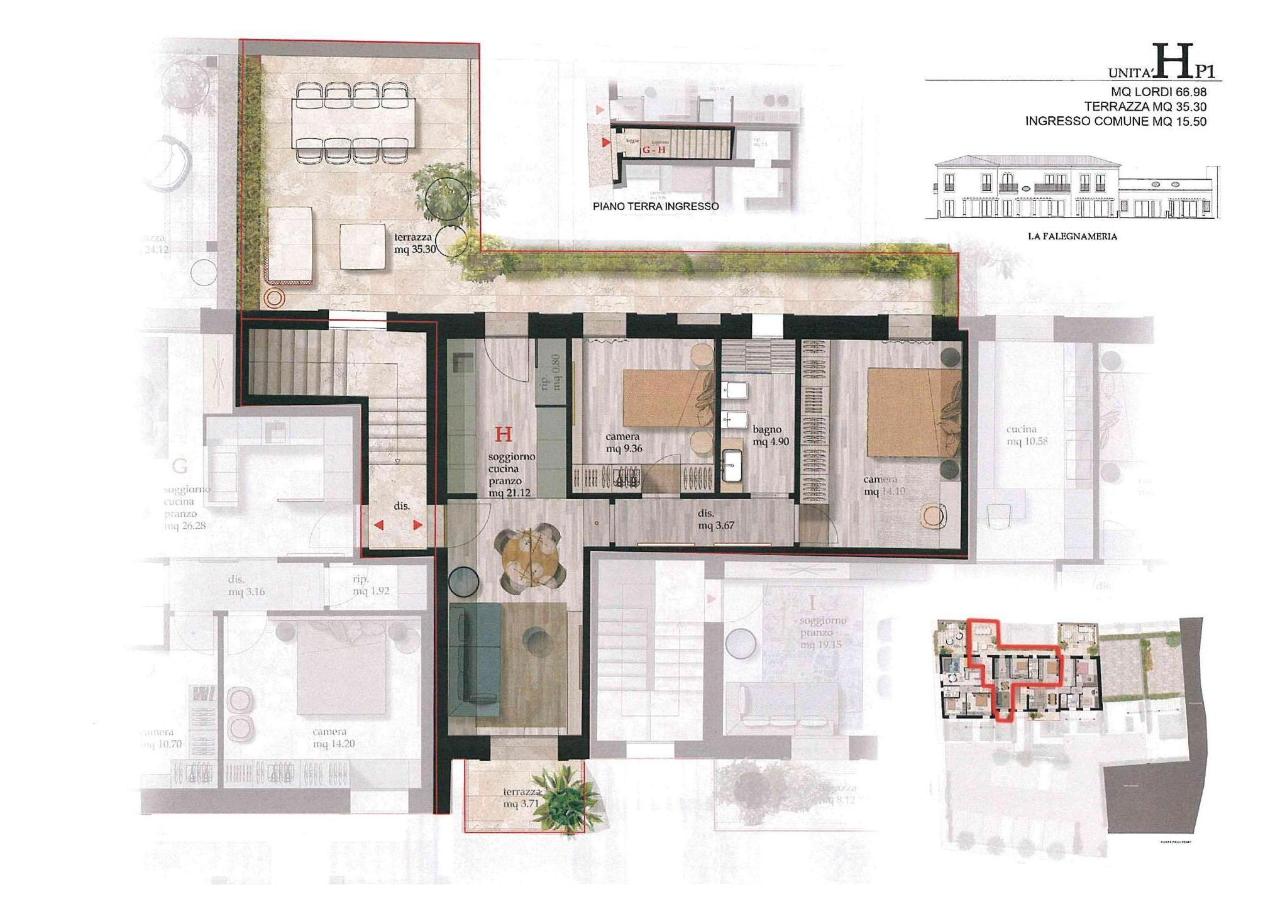 Appartamento in vendita a Cascina