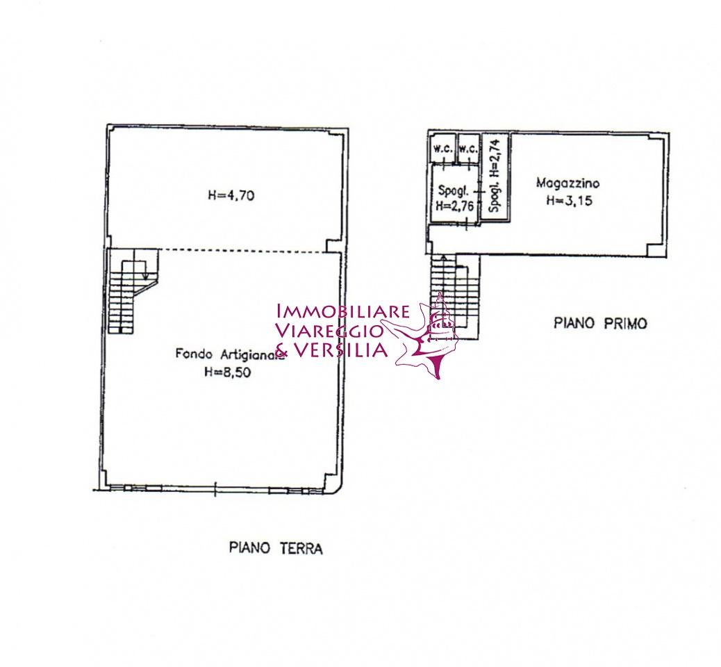 Capannone in vendita a Viareggio