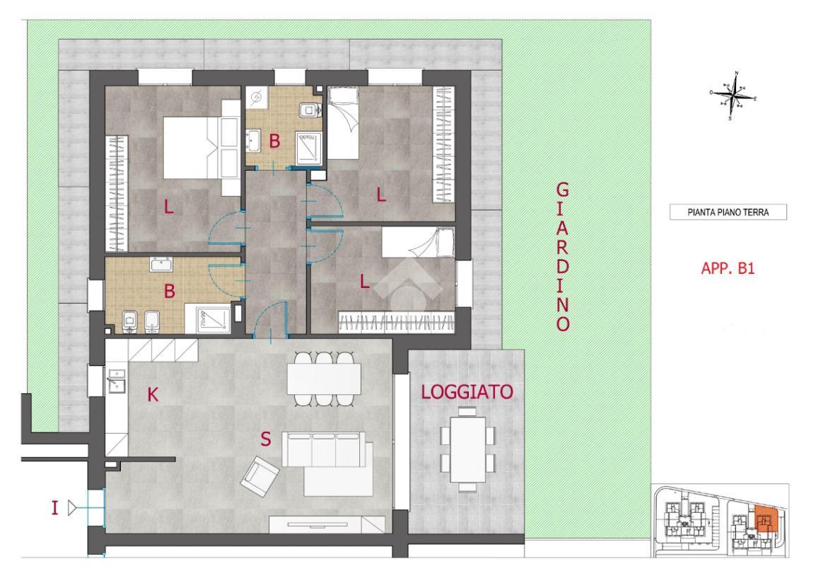 Appartamento in vendita a Uggiate Trevano