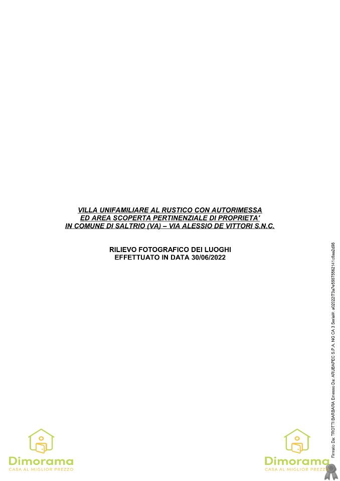 Villa in vendita a Saltrio