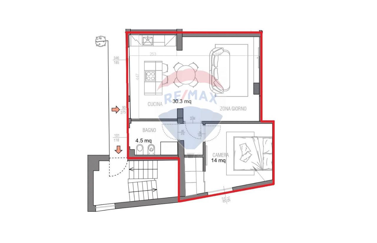 Appartamento in vendita a Bonate Sotto
