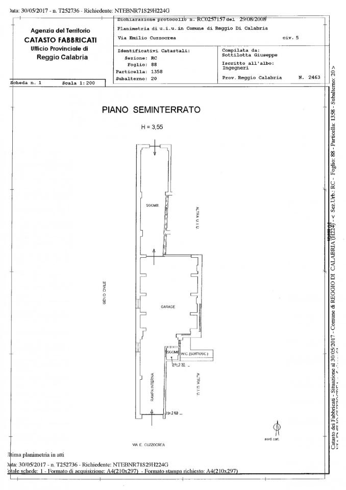 Garage in vendita a Reggio Calabria