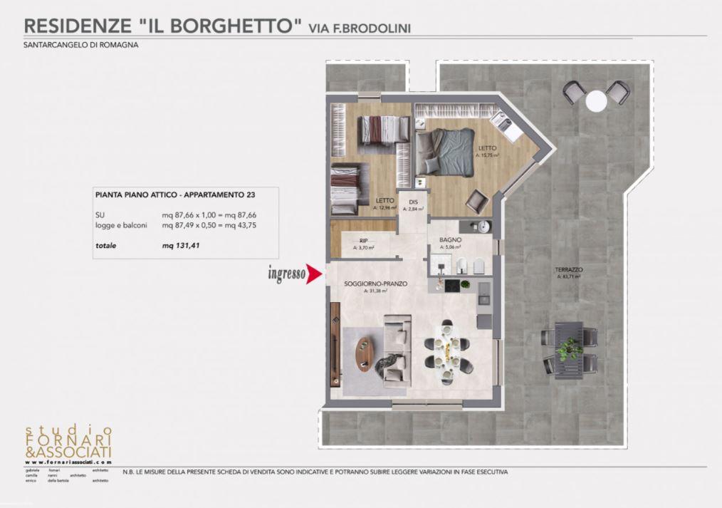 Attico in vendita a Rimini