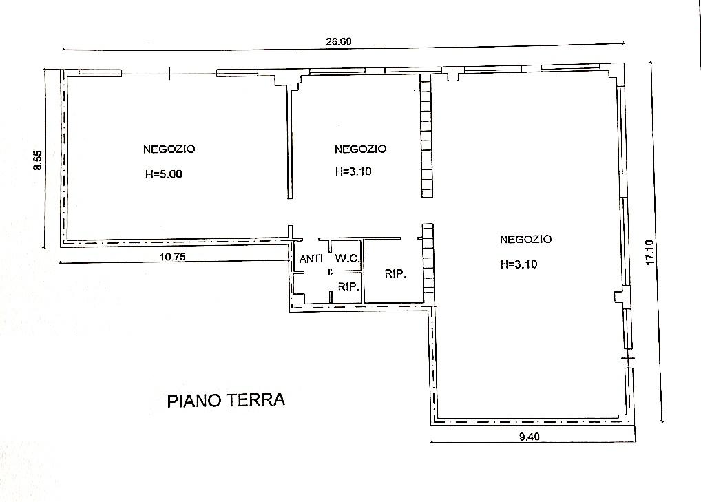 Negozio in affitto a Gambettola
