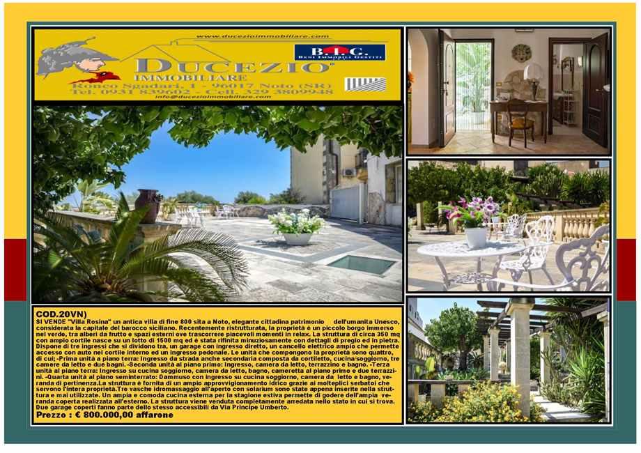 Villa in Via Principe Umberto, Noto