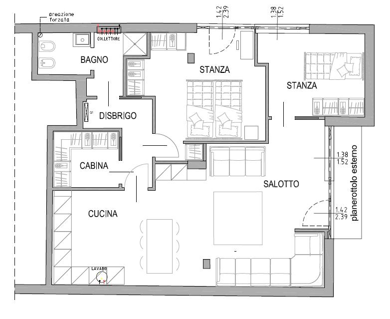 Appartamento in vendita a Pergine Valsugana