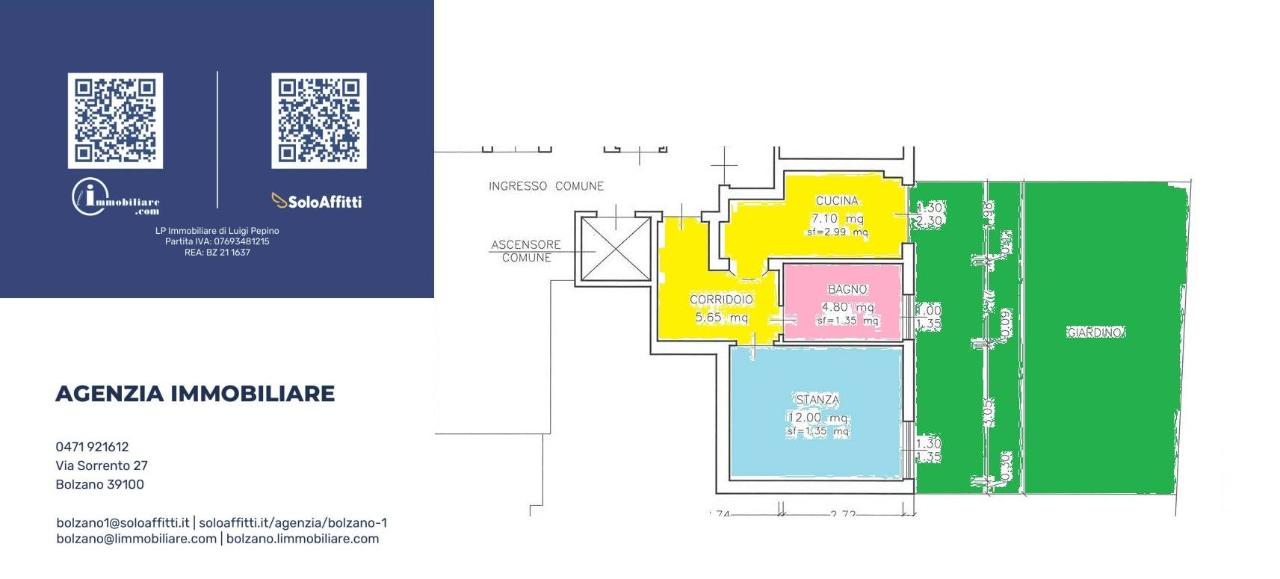 Appartamento in vendita a Bolzano
