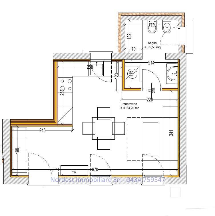 Appartamento in affitto a Codogne'