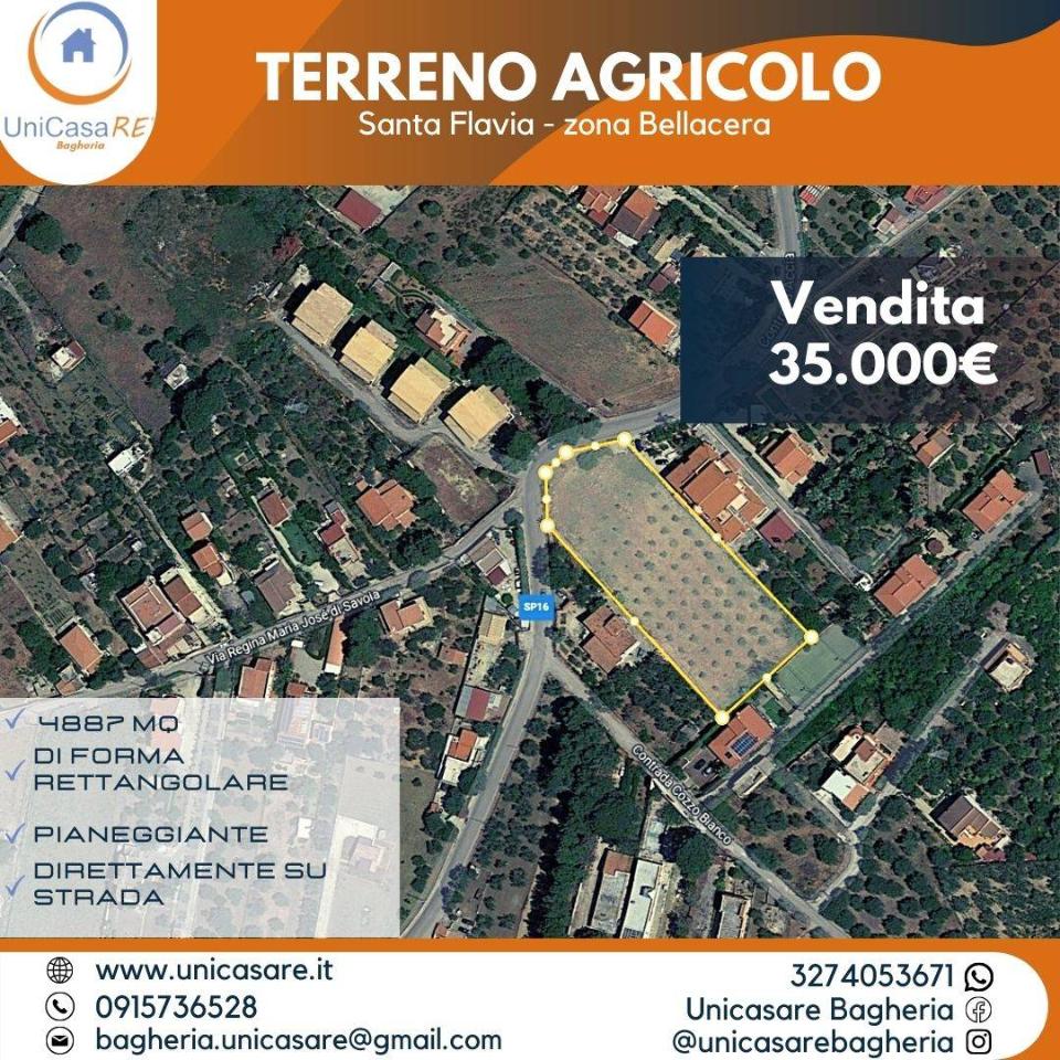 Terreno agricolo in vendita a Santa Flavia
