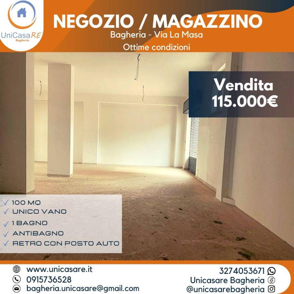 Negozio in vendita a Bagheria